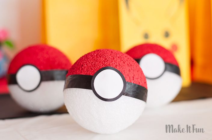 Easy DIY Pokémon® Poké Balls | Make It Fun Blog