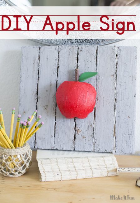 DIY Apple Sign | Make It Fun Blog