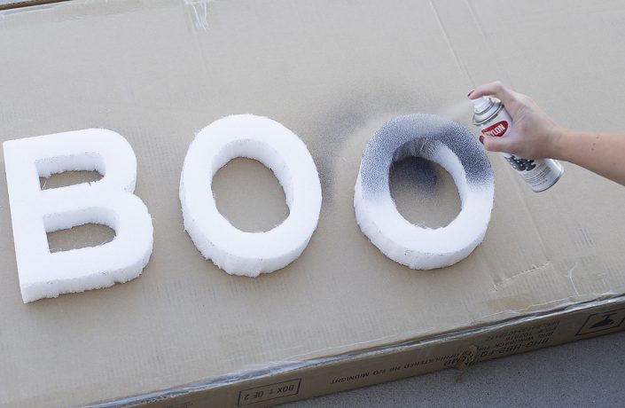 DIY "BOO" Letters | Make It Fun Blog