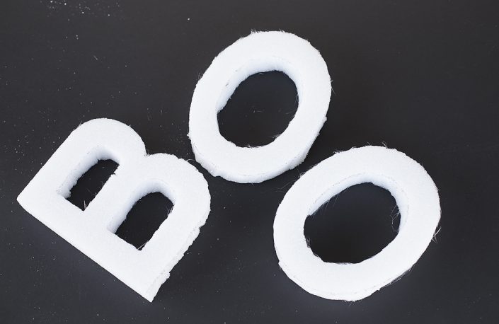 DIY "BOO" Letters | Make It Fun Blog