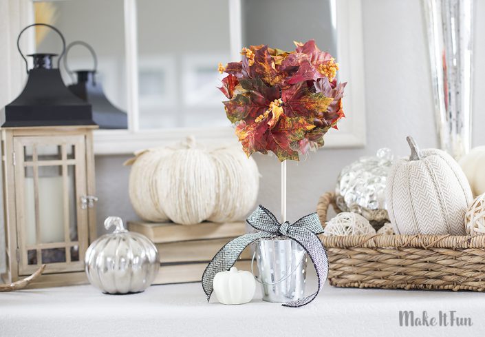 Simple Fall Topiary | Make It Fun Blog