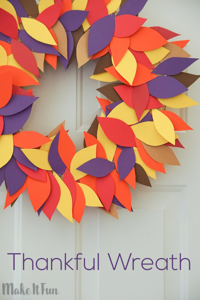 Thankful Wreath | Make It Fun Blog
