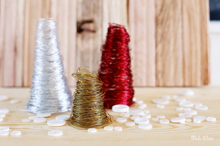 Wire Holiday Decor Trees | Make It Fun Blog