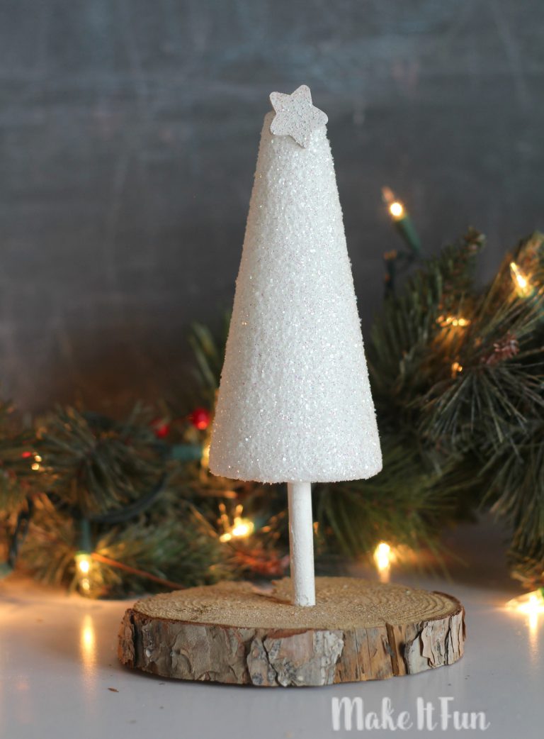 White Christmas Trees - 4 ways | Make It Fun Blog