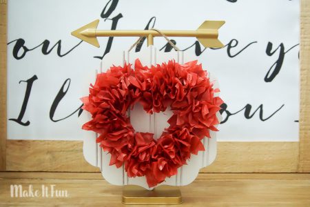 Tissue Paper Heart | Make It Fun Blog
