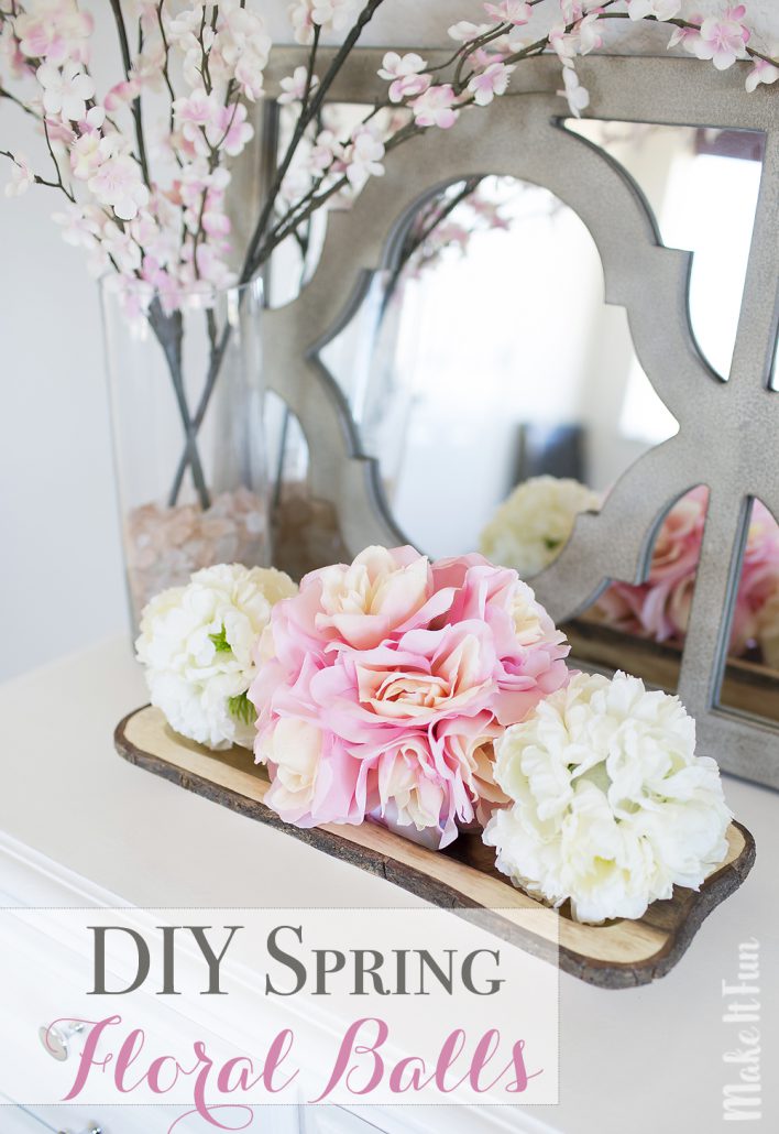 Spring Floral Balls | Make It Fun Blog