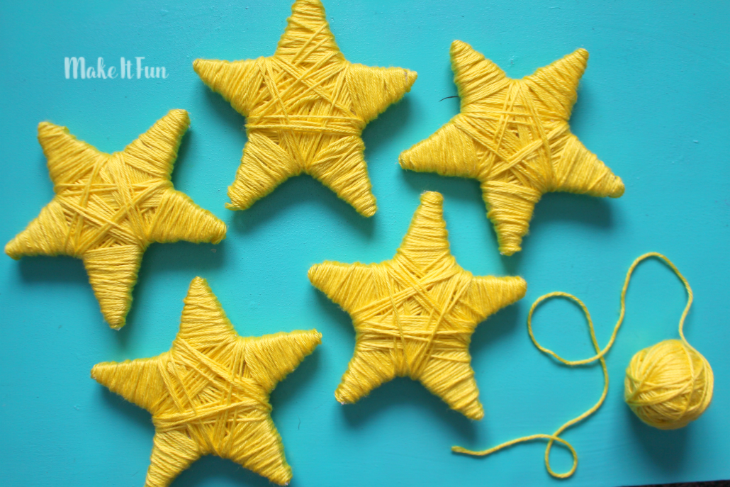 Shooting Star Yarn Garland | Make It Fun Blog