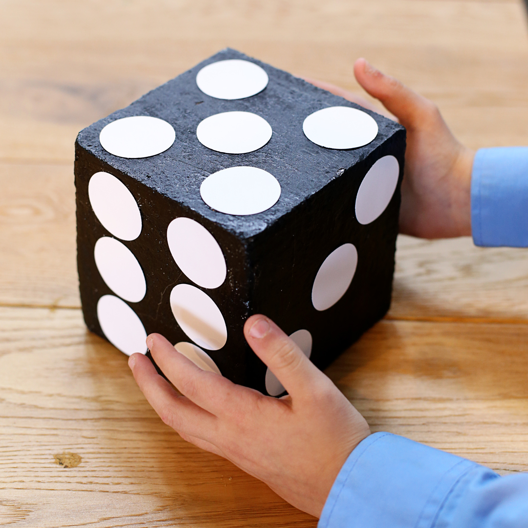 DIY Jumbo Dice Make It Fun Blog