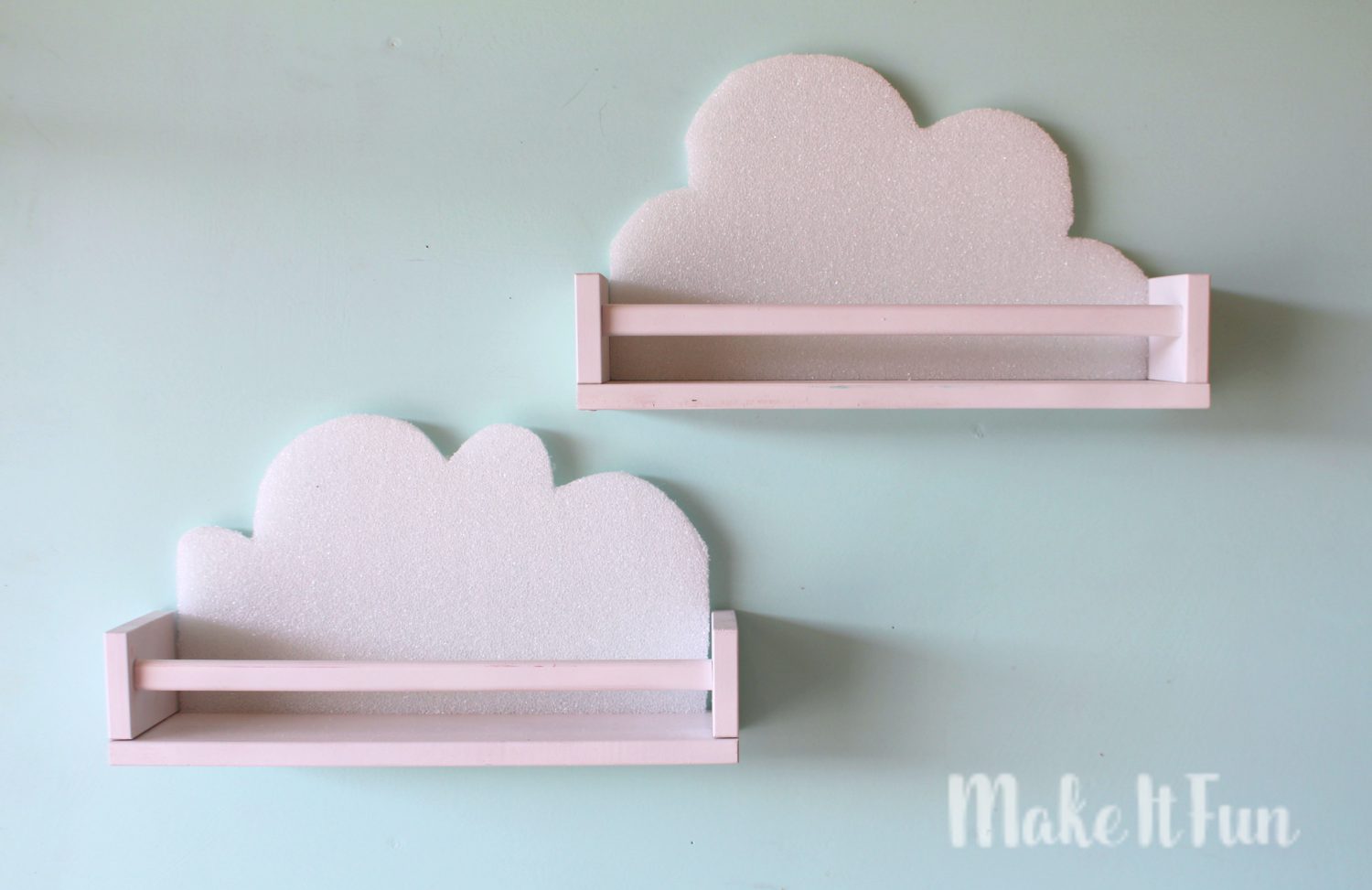 Easy DIY Cloud Shelf | Make It Fun Blog